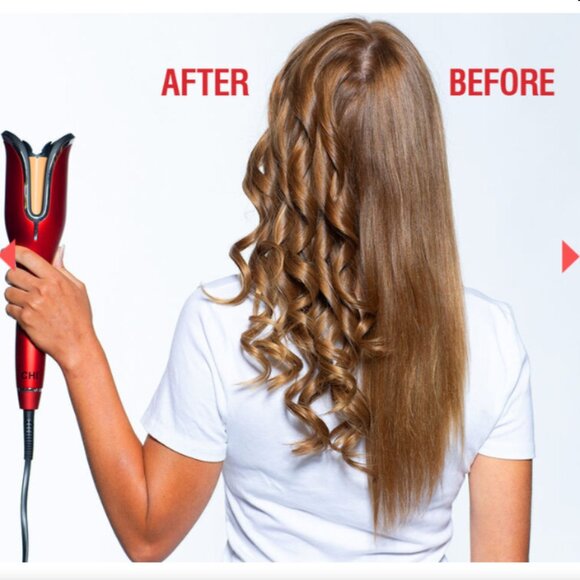 Chi | Hair | Chi Original Ruby Red Spin N Curl Ceramic Rotating Curler ...